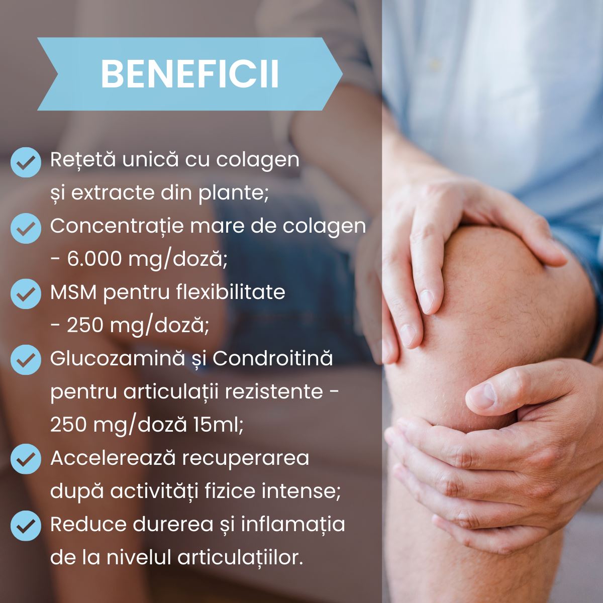 Colagenus Articulații - Soluție lichidă cu concentrație mare de colage