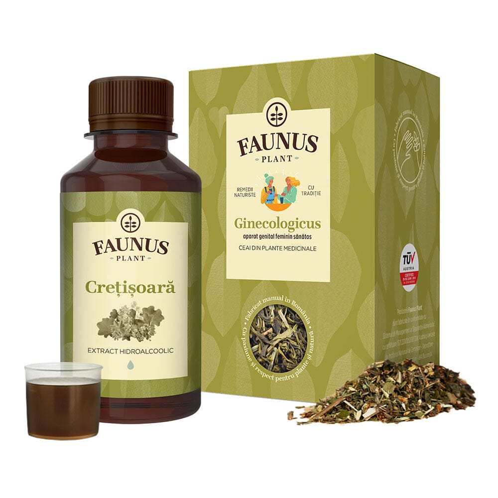 Pachet Sănătatea Aparatului Genital Feminin – Ceai și tinctură – Faunus ...